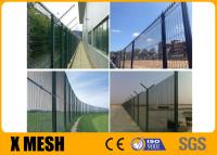 China Easily Assembled 0.6m Clear View Fencing Anti Theft No Climb Powder Coated High Security for sale