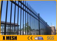 China Astm F2589 Standard Decorative Wrought Iron Fence Anti Rust Border Protection for sale