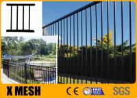 China A36 Material Security Metal Fencing Astm F2589 Standard Pvc Coated 2m High for sale