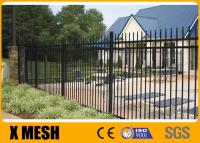 China Aluminium Alloy 2.4x2m Security Metal Fencing Maintenance Free Garden Balcony for sale