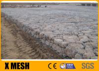China 120 X 150mm Hole Size Gabion Wire Mesh 300g Zinc For Preventing Of Rock Breaking for sale