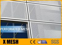 China Fluorocarbon Spraying 0.2mm Perforated Aluminium Mesh For Decoration Screen for sale