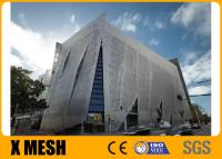 China Fluorocarbon Spraying 0.2mm Perforated Aluminium Mesh For Decoration Screen for sale