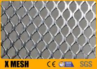China 1/2inch Diamond Opening Raised Expanded Metal Mesh 18 Gauge 316l for sale