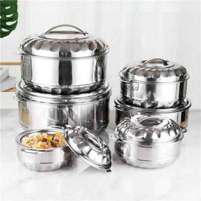 China Wholesale 6pcs insulated stock pot set quality double wall cookware set with lid for sale