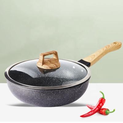 China Hot Sale Cookware Cooking Pot Skillet Pan frigideira Panci Die-cast Cast Iron Frypan Non Stick Frying Pan for sale