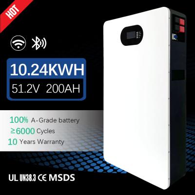China 48V 100Ah LiFePO4 Solar Battery Box with 5.12kWh Capacity and IP21 Rating - Off-Grid Power Supply for sale