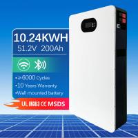 China 5kWh & 10kWh LiFePO4 Solar Battery System 51.2V 100Ah-200Ah with 10-Year Warranty for Home Energy Storage for sale