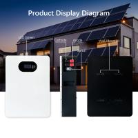 China 48V 200Ah Wall Mounted LiFePO4 Battery with 10.24kWh Capacity for Solar Hybrid Systems for sale