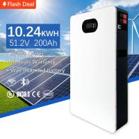 China 51.2V LiFePO4 Lithium Battery 5.12kWh-10.24kWh Capacity for Solar Energy Storage Systems for sale