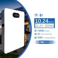 China 51.2V 100Ah-200Ah LiFePO4 Battery for Solar Energy Storage | 5.12kWh-10.24kWh Capacity | 10-Year Warranty for sale