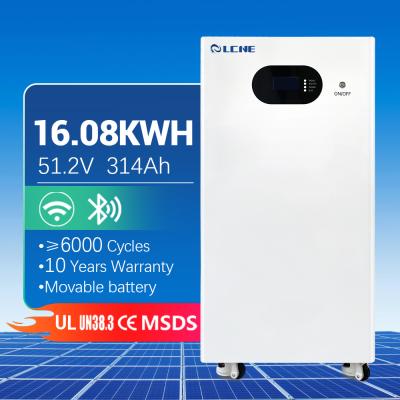 China 48V 200Ah LiFePO4 Solar Battery System with 16.08kWh Capacity and 6000 Cycle Life for Home Energy Storage for sale