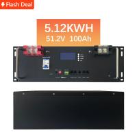 China 48V 51.2V 200Ah 10kW Rack Mounted Lithium Battery for Solar Energy Storage Systems for sale