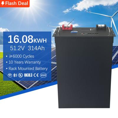 China 51.2V LiFePO4 Solar Battery 5.12-16.08kWh Capacity with 10-Year Warranty for Home Energy Storage Systems for sale