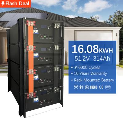 China 48V 400Ah LiFePO4 Solar Battery System with 10-Year Warranty for Home and Motorhome Power Storage for sale