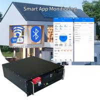 China 51.2V 100Ah 200Ah LiFePO4 Solar Battery Bank for Home Energy Storage System 5KWh 10KWh for sale