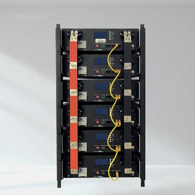 China 48V 200Ah 5.12kWh LiFePO4 Solar Battery Rack Mounted Stackable Energy Storage System for sale