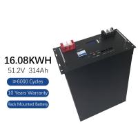 China 51.2V 100Ah 200Ah 300Ah LiFePO4 Lithium Battery Rack for Solar Home Energy Storage System for sale