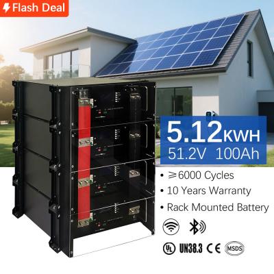 China 48V 200Ah LiFePO4 Solar Battery with 5kW Capacity and 10-Year Warranty for Home Energy Storage Systems for sale