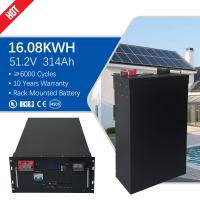 China 48V 314Ah 15kWh LiFePO4 Solar Battery with 8000+ Cycle Life for Off-Grid Power Systems for sale
