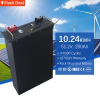 China 51.2V 200Ah LiFePO4 Battery 10kWh Home Energy Storage System Solar Power Bank for sale