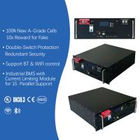 China 51.2V 100Ah 200Ah LiFePO4 Lithium Battery Pack 5KWh 10KWh Solar Energy Storage for sale