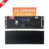 China 10kW Hybrid Solar Inverter LiFePO4 Battery 51.2V 200Ah 10.24KWh Solar Generator for Home Energy Storage System for sale