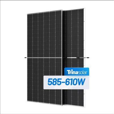 China N-Type Double Glass Solar Panel 590W-625W High Efficiency Photovoltaic Module for Power Generation for sale