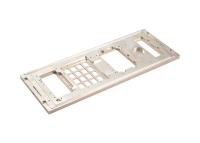 China Display Panel Brush Aluminum CNC Machining , Multifunctional Robot Replacement Parts for sale