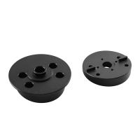 China OEM Polishing Robotics Aluminum Bracket Black Anodized Treatment for sale
