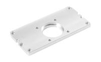 China CNC Machined Aluminum Aviation Medical Parts Precision Base Powder Coating 6061 for sale