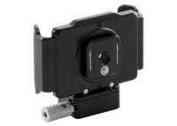 China CNC Machined Aluminum Camera Gimbal Parts 220 Sandblasting Anodize Custom OEM for sale
