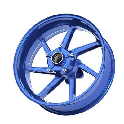 China Motorcycle Wheel CNC Machining Aluminium Parts Service Practical for sale