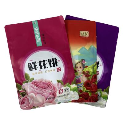 China High Quality Self-Sealing Aluminium Foil Zip Bags Resealable Food Packaging for Milk Jelly Canned Food Dried Fruit Snacks Stand for sale