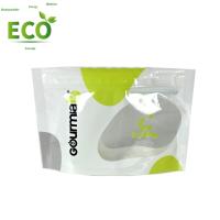 China Customized Transparent Resealable Ziplock Mylar Bags 3.5G Smell Proof Stand up Pouch PE Recyclable Packaging Bags for sale