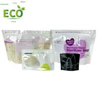 China Customized Transparent Resealable Ziplock Mylar Bags 3.5G Smell Proof Stand up Pouch PE Recyclable Packaging Bags for sale