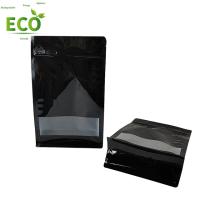 China Custom Printing Mylar Bags Resealable ZipLock PE Plastic Stand up Pouch With Transparent Frosted Window for Food for sale