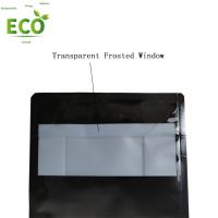 China Custom Printing Mylar Bags Resealable ZipLock PE Plastic Stand up Pouch With Transparent Frosted Window for Food for sale