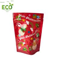 China Christmas Custom Design PE Food Grade Mylar Bags Packaging Bags Smell Proof Stand up Packaging Pouch for sale
