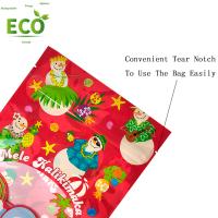 China Christmas Custom Design PE Food Grade Mylar Bags Packaging Bags Smell Proof Stand up Packaging Pouch for sale