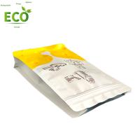 China ECO Safety Children's Zipper Food Bag Food Grade Aluminum Foil Cheese Bag Customizable Eight Sided Sealed Zipper Bag for sale