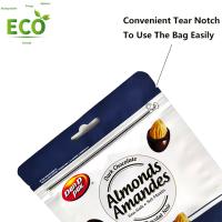 China Custom Printing Smell Proof Aluminum Foil Stand up Packaging Pouch With Zipper Custom Mylar Bags  for Chocolate Nut Candies for sale