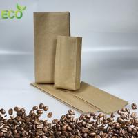 China DDP Shipment to U.S. Kraft Paper Bag Sige Gusset Bag 250G Matt Finish Roasted Coffee Pouches Packaging Smell Proof for Coffee for sale