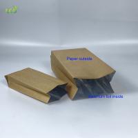 China DDP Shipment to U.S. Kraft Paper Bag Sige Gusset Bag 250G Matt Finish Roasted Coffee Pouches Packaging Smell Proof for Coffee for sale