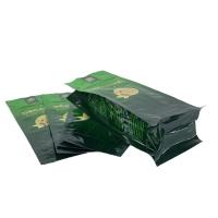 China Custom Printed Aluminum Foil Coffee Bean Bags High-Sealing Empty Pouch Side Zippers Flat Bottom Stand-for Chewing Gum Milk DDP for sale