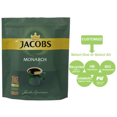 China Factory Customize Smell Proof Bag With Digimarc Zipper Lock Food Bag With Zipper for Coffee Flour DDP to United States Mylar Bag for sale