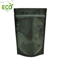 China High Barrier Transparent Window Mylar Bags Smell Proof Stand up Packaging Pouch Resealable Zipper PE Tea Bags for sale