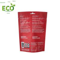China Custom Printing Eco Friendly Biodegrad Doypack Mylar Stand up Pouch Bag Resealable Zipper Snack Bag for Pets Dry Food Bag for sale