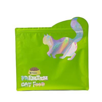 China Custom Printed Recyclable Mylar Plastic Bag Smell Proof Reusable Stand Foil Packaging for Pet Cat Food Wet Dry Chewing Gum Sushi for sale