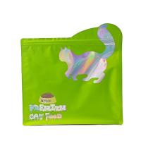 China Custom Printed Recyclable Mylar Plastic Bag Smell Proof Reusable Stand Foil Packaging for Pet Cat Food Wet Dry Chewing Gum Sushi for sale